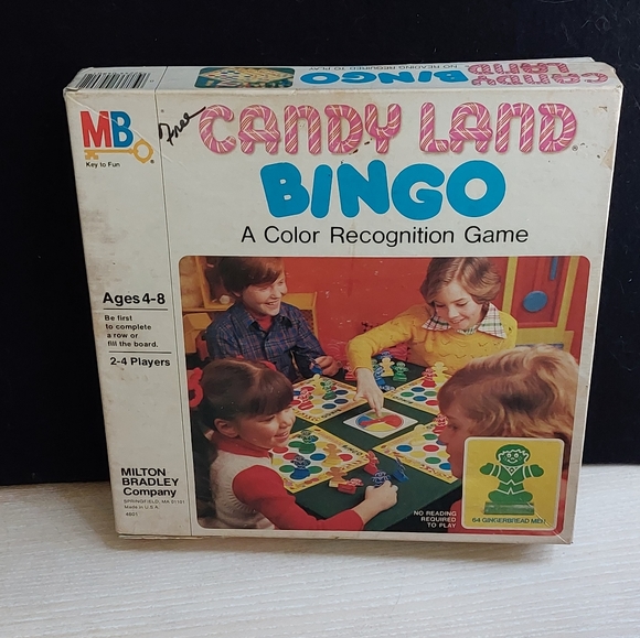 Milton Bradley | Toys | Vintage Milton Bradley Candy Land Bingo Game ...